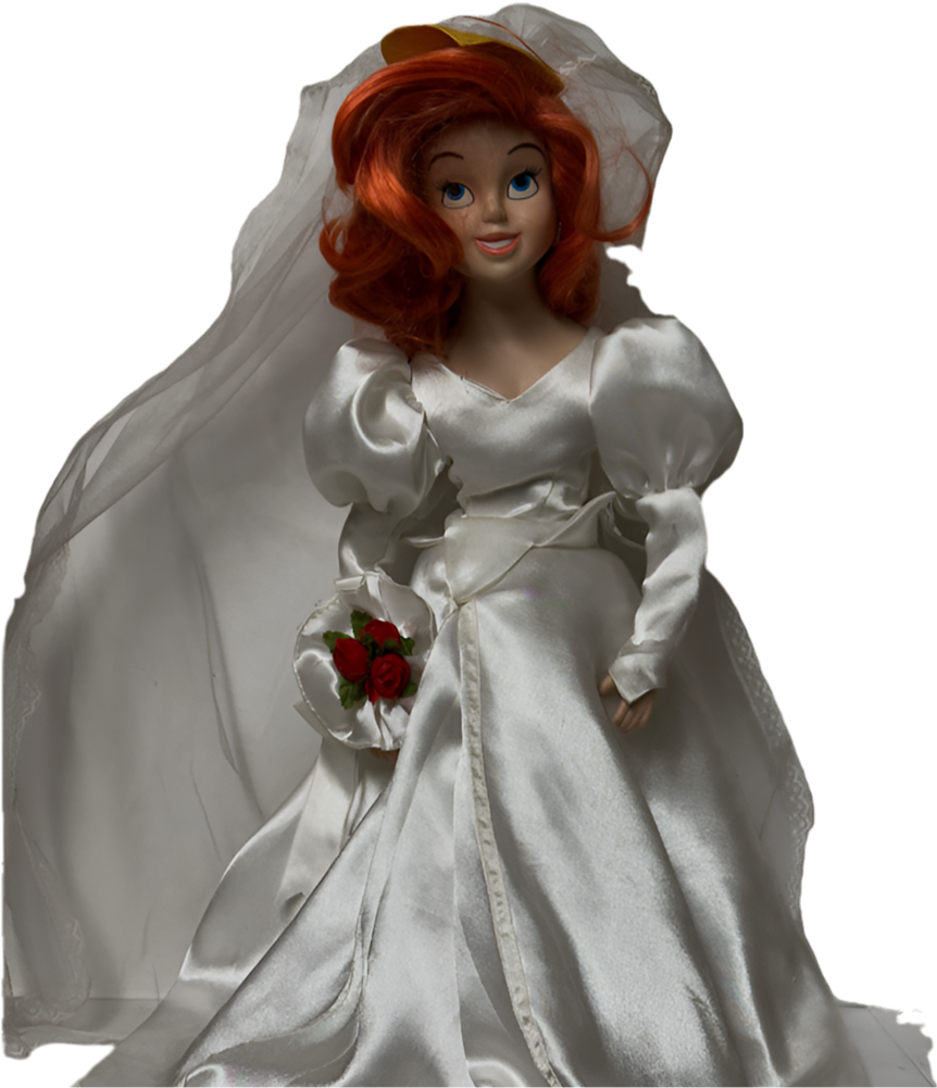 Ariel, Hand geschilderde Disney Princess Collectie- Porseleinen pop ...
